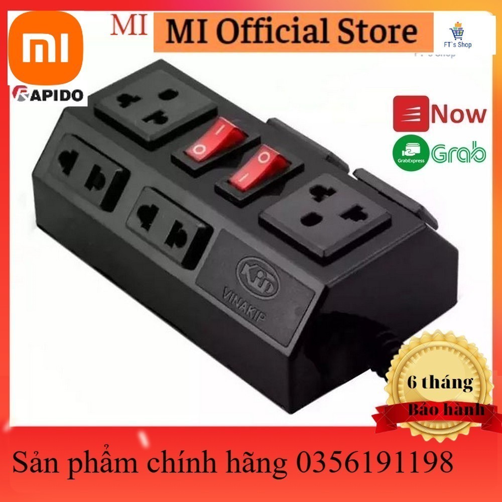 Official MI 6-Way Multi-Purpose Power Socket 3m 5m 2-prong and 3-prong ...