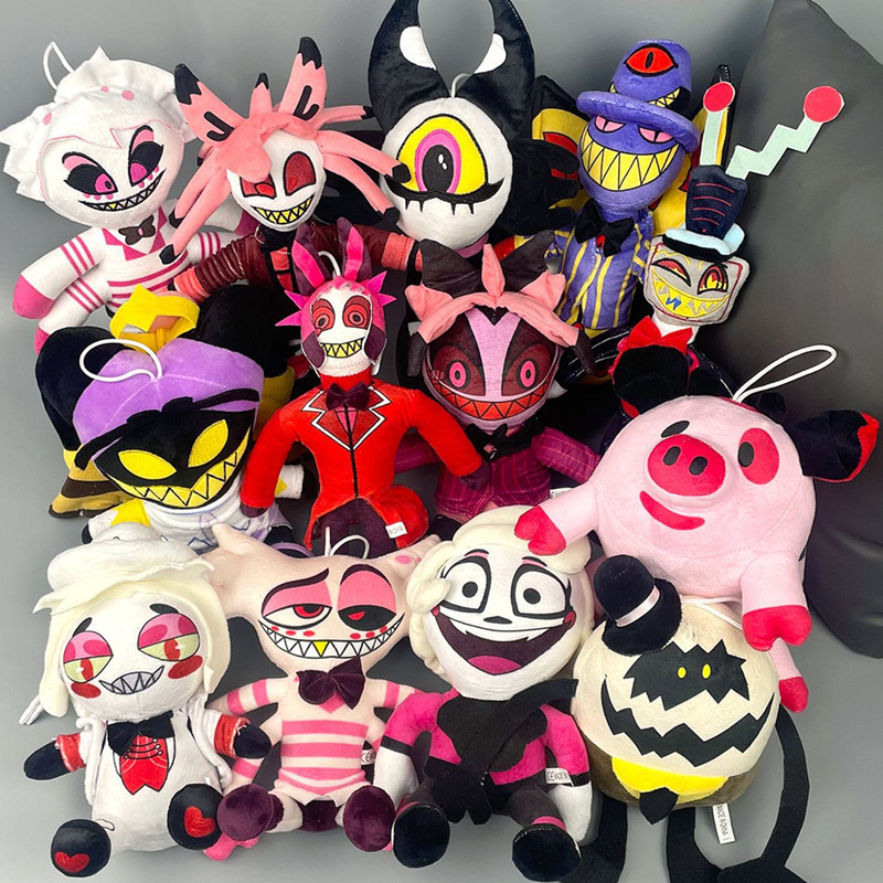 Hazbin Hotel plush,Helluva Boss Plush Doll Fat Nuggets Stolas Blitzo ...