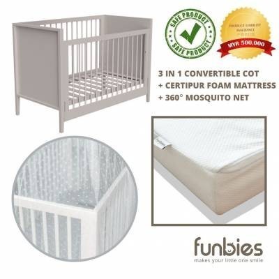 Funbies Luna Baby Cot Set (60x120) | Shopee Malaysia