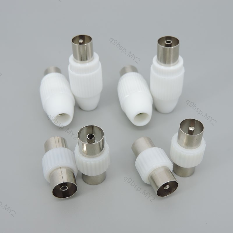TV Plug Jack For Antennas Male And Female TV RF Coaxial Male Plugs ...