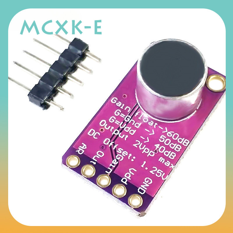 MAX9814 Microphone AGC Amplifier Board Sound sensor Module Auto Gain ...