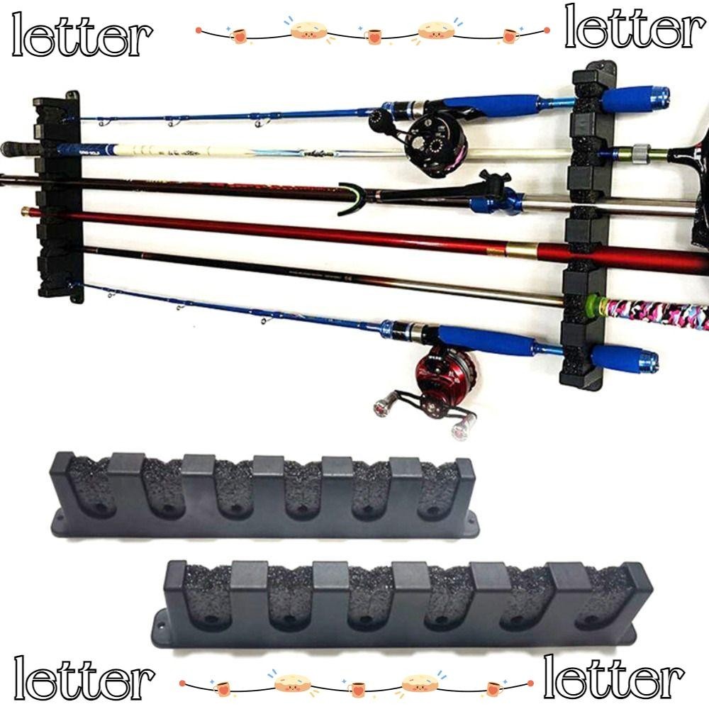 LETTER Fishing Pole Holder EVA EPE Foam Bracket Stand Fishing Rod ...