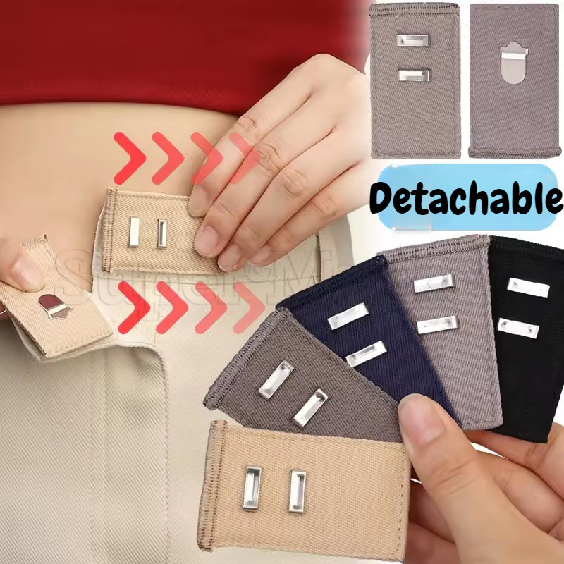 Detachable Waistband Extension Buckle - Elastic Waist Extenders - for ...