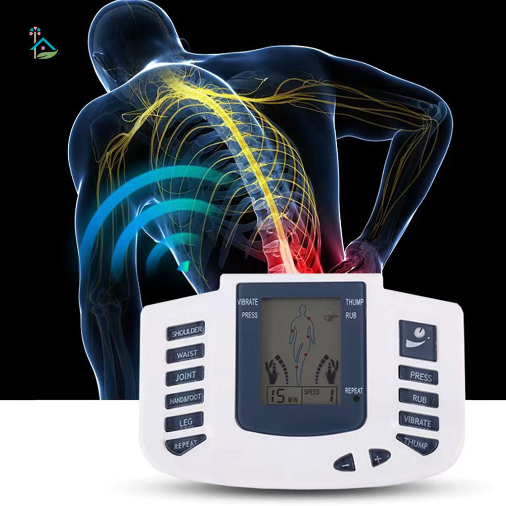 Multi-Functional Electronic Pulses Massager 8 Modes Tens Unit Muscle ...