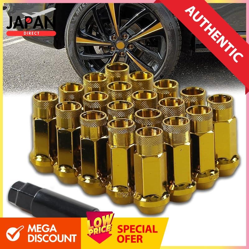 VEHSUN Steel wheel nut tire nut racing nut long wheel lock nut M12 x P1 ...