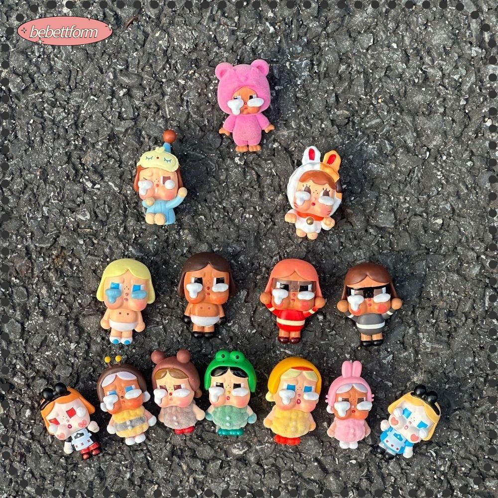 LIKE Mini Ornaments, POP MART Popbean Crybaby Box, Cute Flocking ...