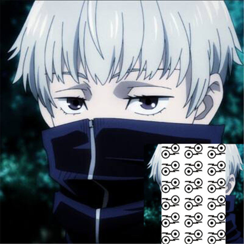 Inumaki Toge Sticker Toge Inumaki Tattoo Sticker Jujutsu Kaisen Tattoo ...