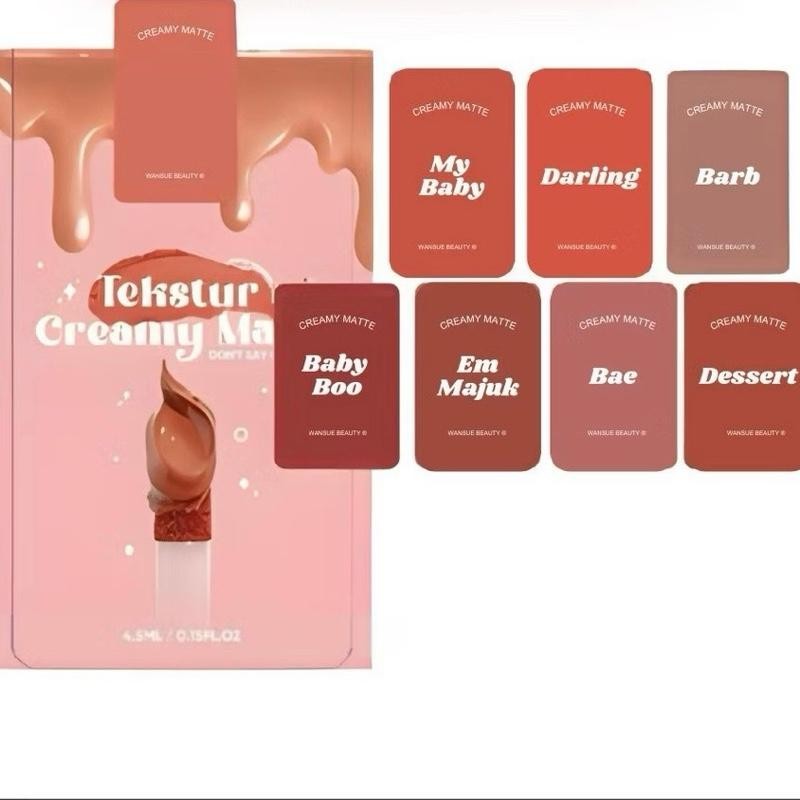 WANSUE CREAMY MATTE WANSUE LIPMATTE ORIGINAL WANSUE | Shopee Malaysia