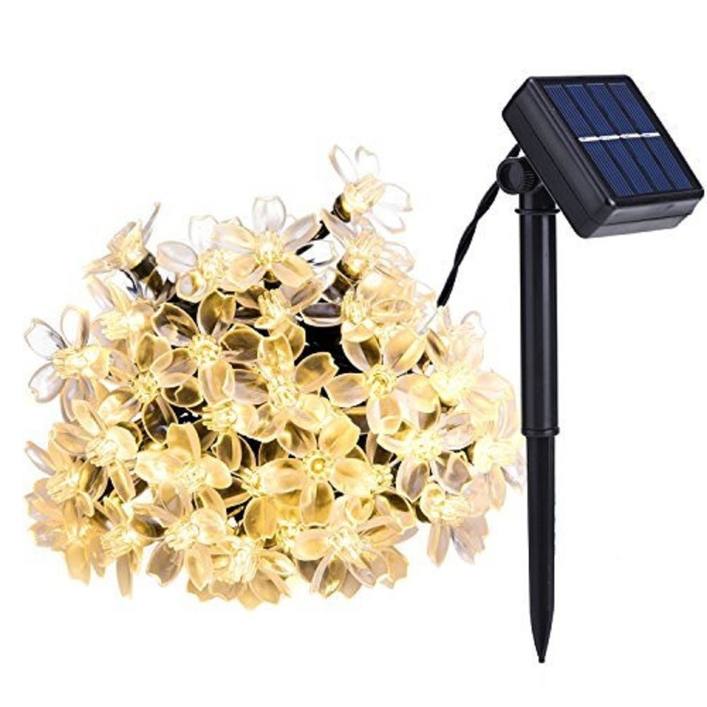 Lampu Rentetan LED Lampu Peri Lampu Suria Idea Pencahayaan Taman Suria ...
