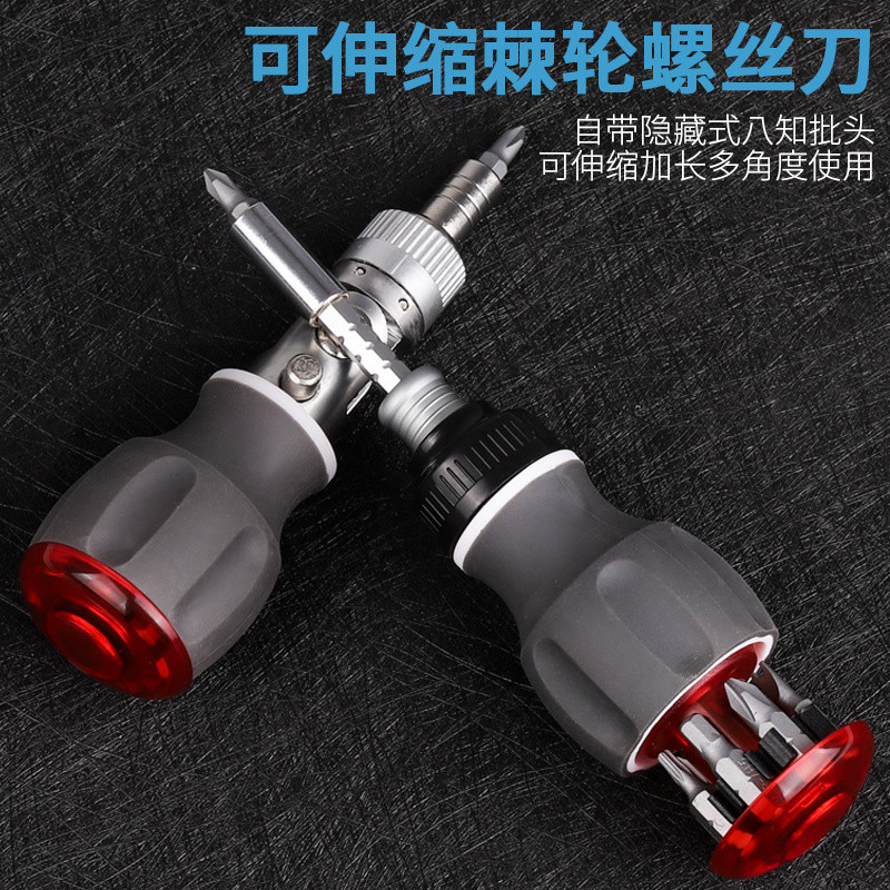 Multi-angle Ratchet Screwdriver Combination Special-Shaped Multi ...