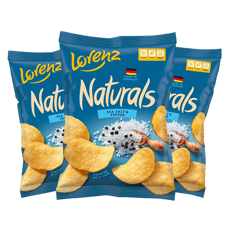 Lorenz LORENZ German Imported Sea Salt Pepper Flavor Potato Chips 40g ...