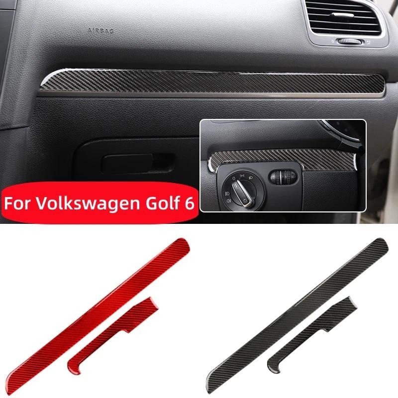 For Volkswagen Golf 6 Gti R MK6 2008-2012 Carbon Fiber Center Console ...