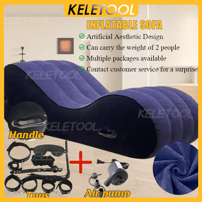 Quick Setup Ultra-Comfortable Inflatable Sofa Water-Resistant, and Easy ...