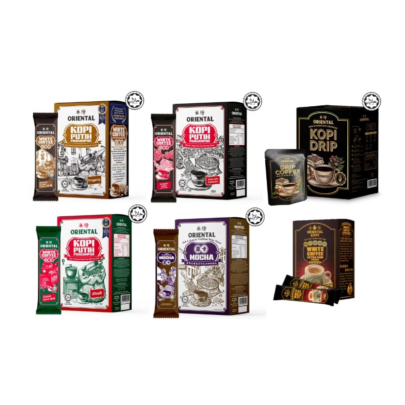 Oriental Kopi Rich & Aromatic Traditional Mocha Flavour Mocha Coffee Premix 40g X10 Himalayan ...