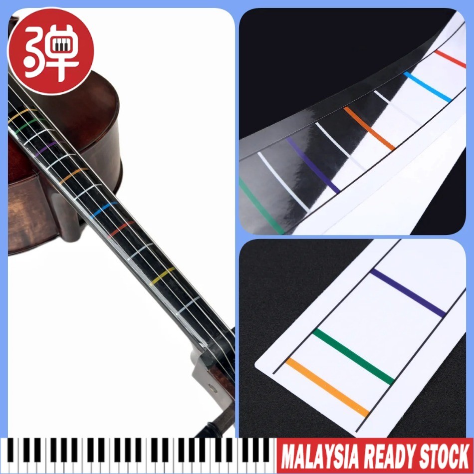 Violin pitch position stickers 4/4 violin fingerboard stickers ...