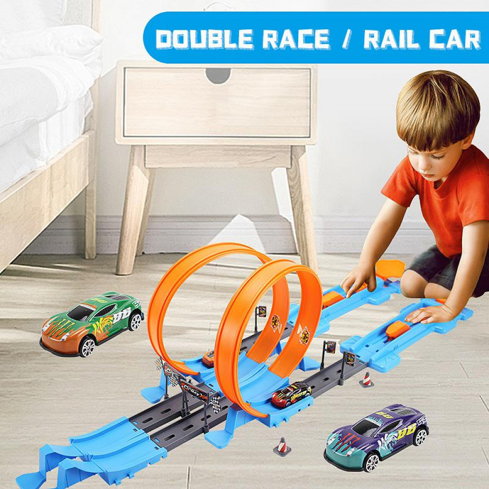 (Ready Stock+Color Box) Hot Wheels Race Track Car Set Hotwheel Thomas ...