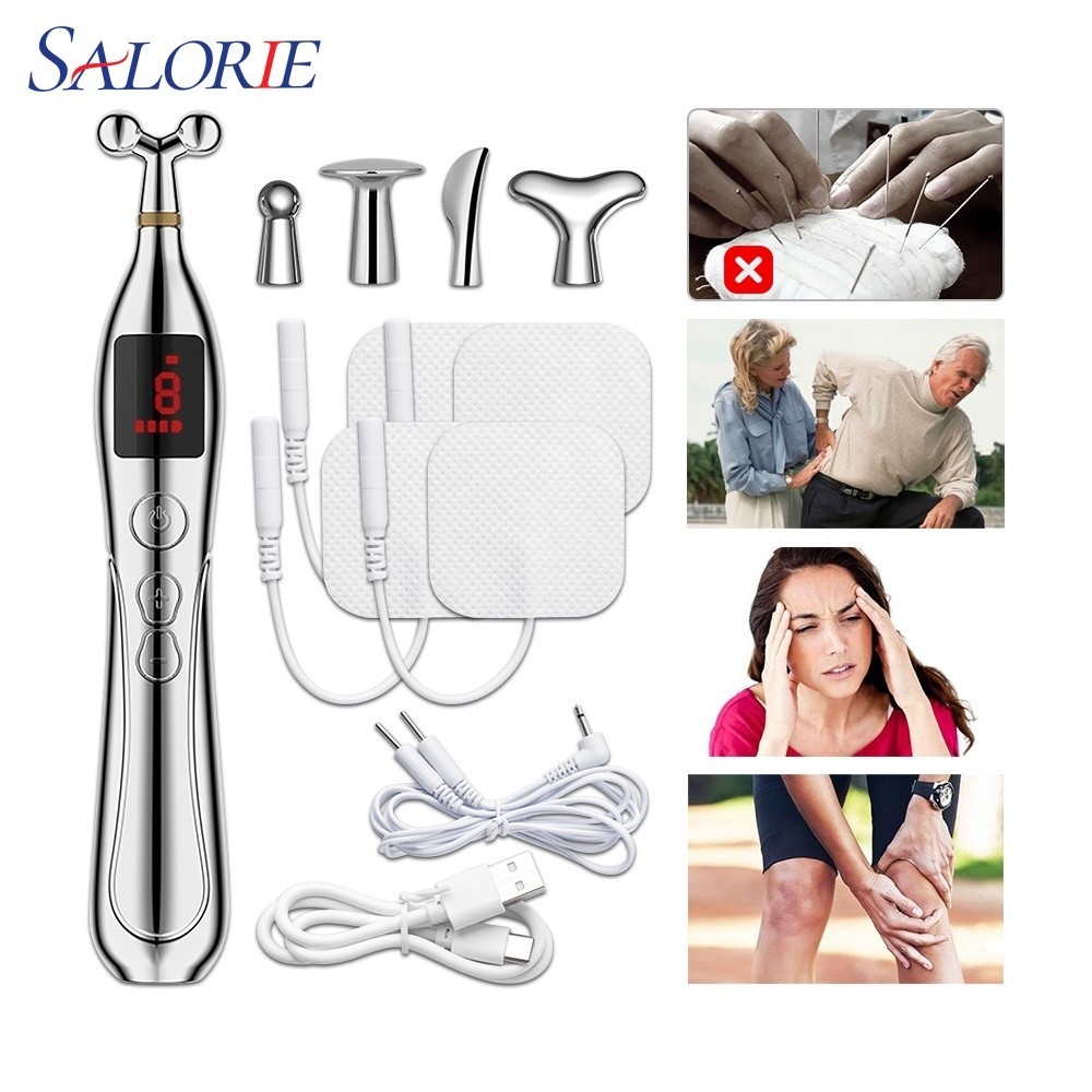 Salorie Electric Body Massage Pulse Acupuncture Massage Pen Meridian ...