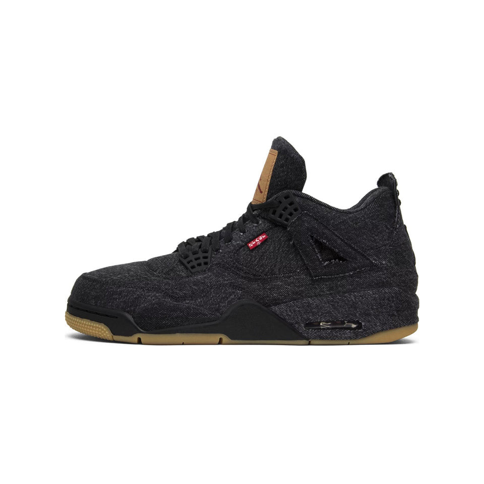 Jordan 4 Retro Levi's Black (Levi's Tag) | Shopee Malaysia