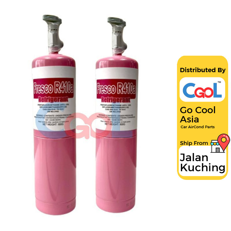 GAS AIRCOND R410A GAS 800G / 0.8KG FRESCO CAN OPEN+CLOSE | Shopee Malaysia