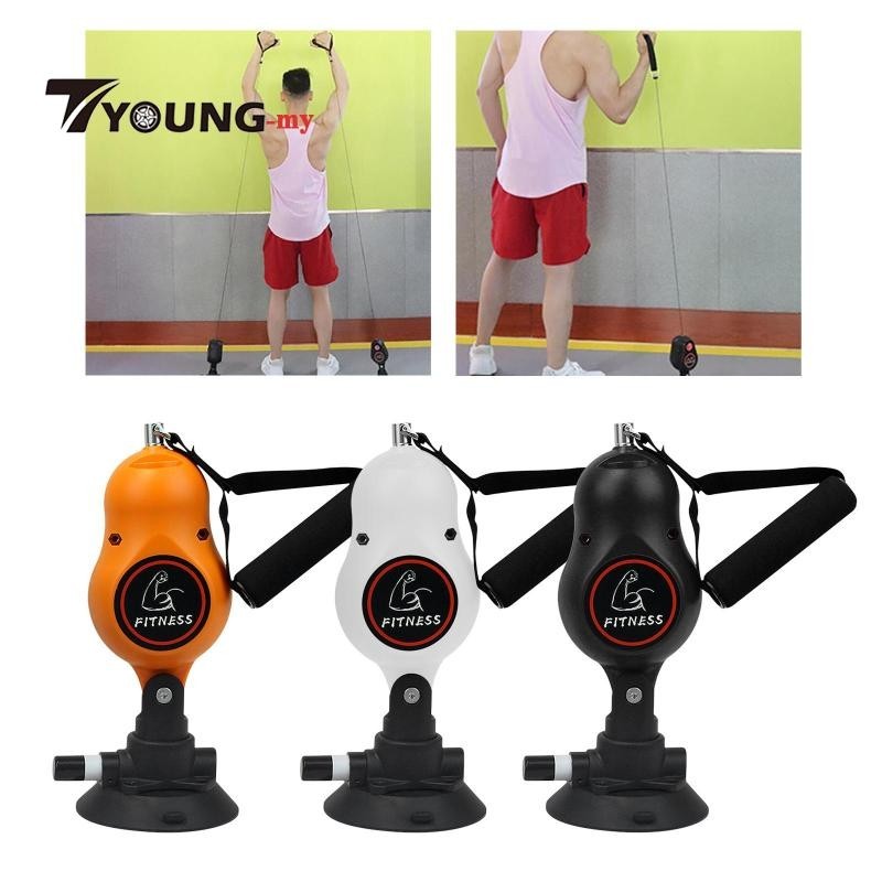 [ Fitness Pull Rope Triceps Rope Stretch Cords Strength Training Pulley ...