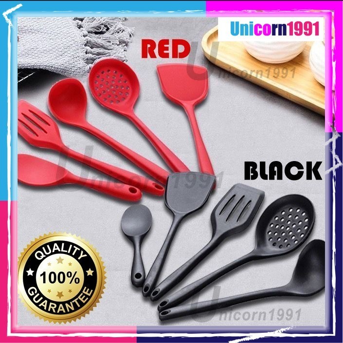 🌟3-1 Malaysia Ready Stock🌟Silicone kitchenware Soup Spoon utensils ...