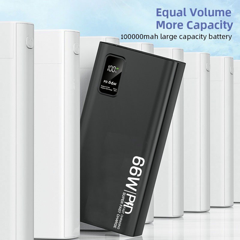 66w Power Bank 100000mAh Super Fast Charge Powerbank USB Type C PD ...