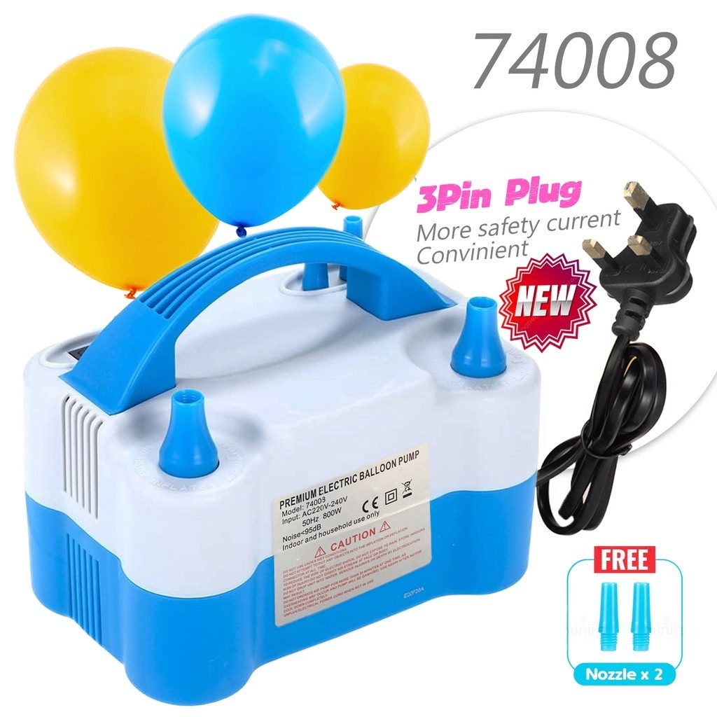 3 Pin Elektrik Mesin Tiup Belon Angin Udara Balloon Blower Air Pump ...