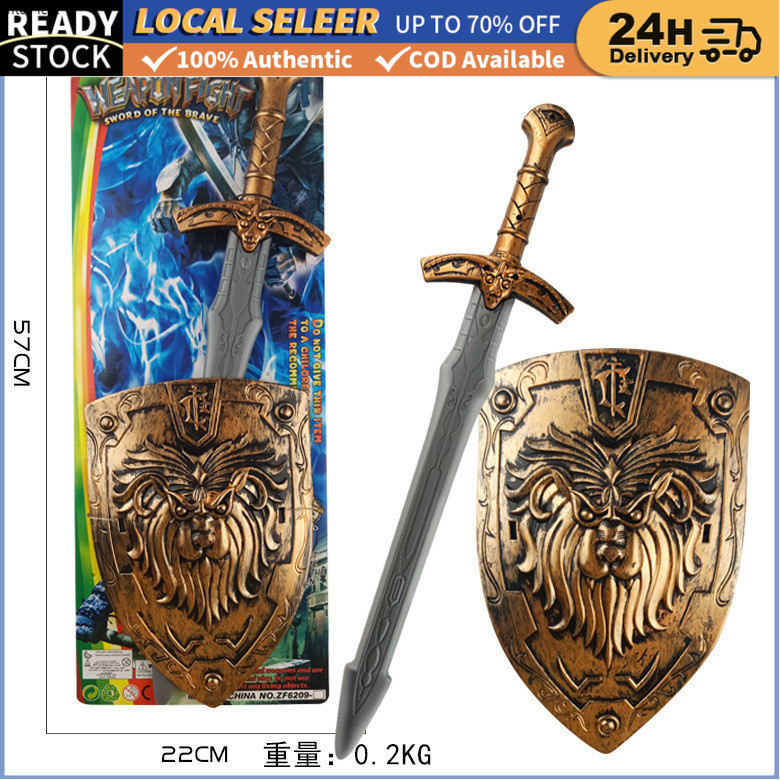 Sparta warrior sword shield toys Lion shaped shield children's stage ...