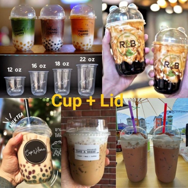 [50 Pcs] CUP CAPSULE 12oz, 14oz, 16oz, 18 oz, 22 oz, 30 oz / Cup ...