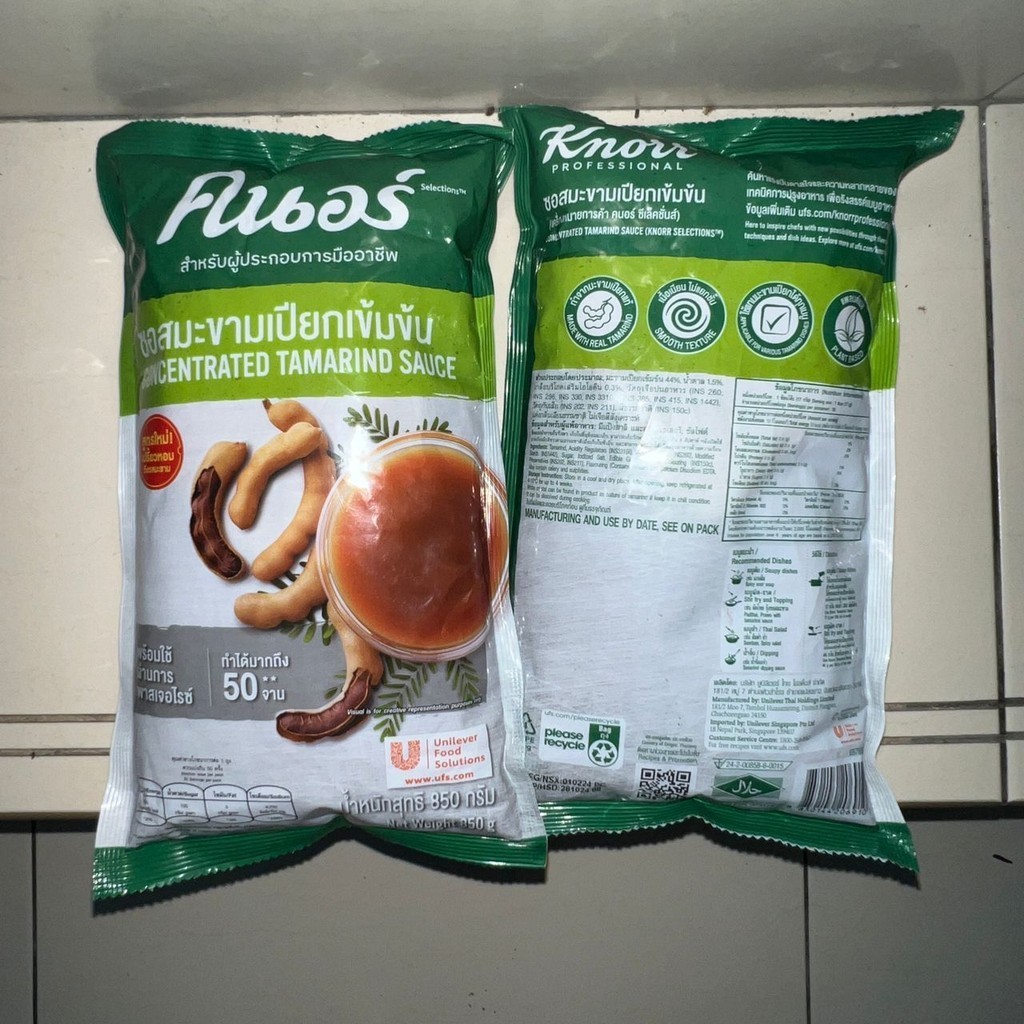 850G Knorr Asam Jawa Tamarind Paste 泰国浓缩罗望子酸豆酱Thailand Imported Knorr ...