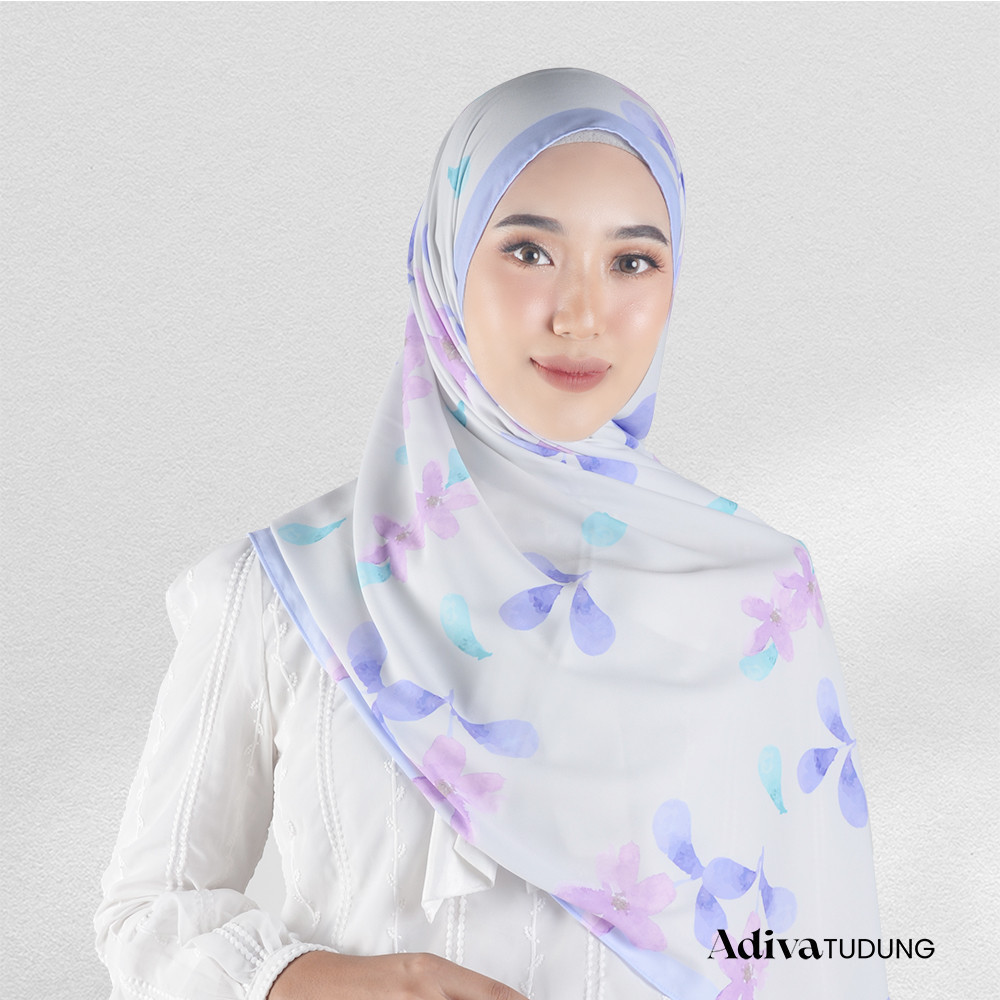 2024 RAYA NEW ARRIVALS Adiva Tudung IRONLESS ROYAL DOBBY Lilac Long ...