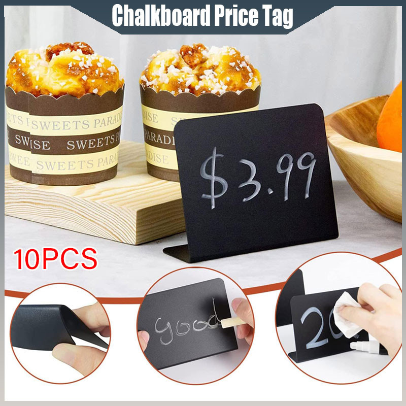 10PCS Mini Chalkboard Price Tag Holder Tag Holder Buffet Tags Food ...