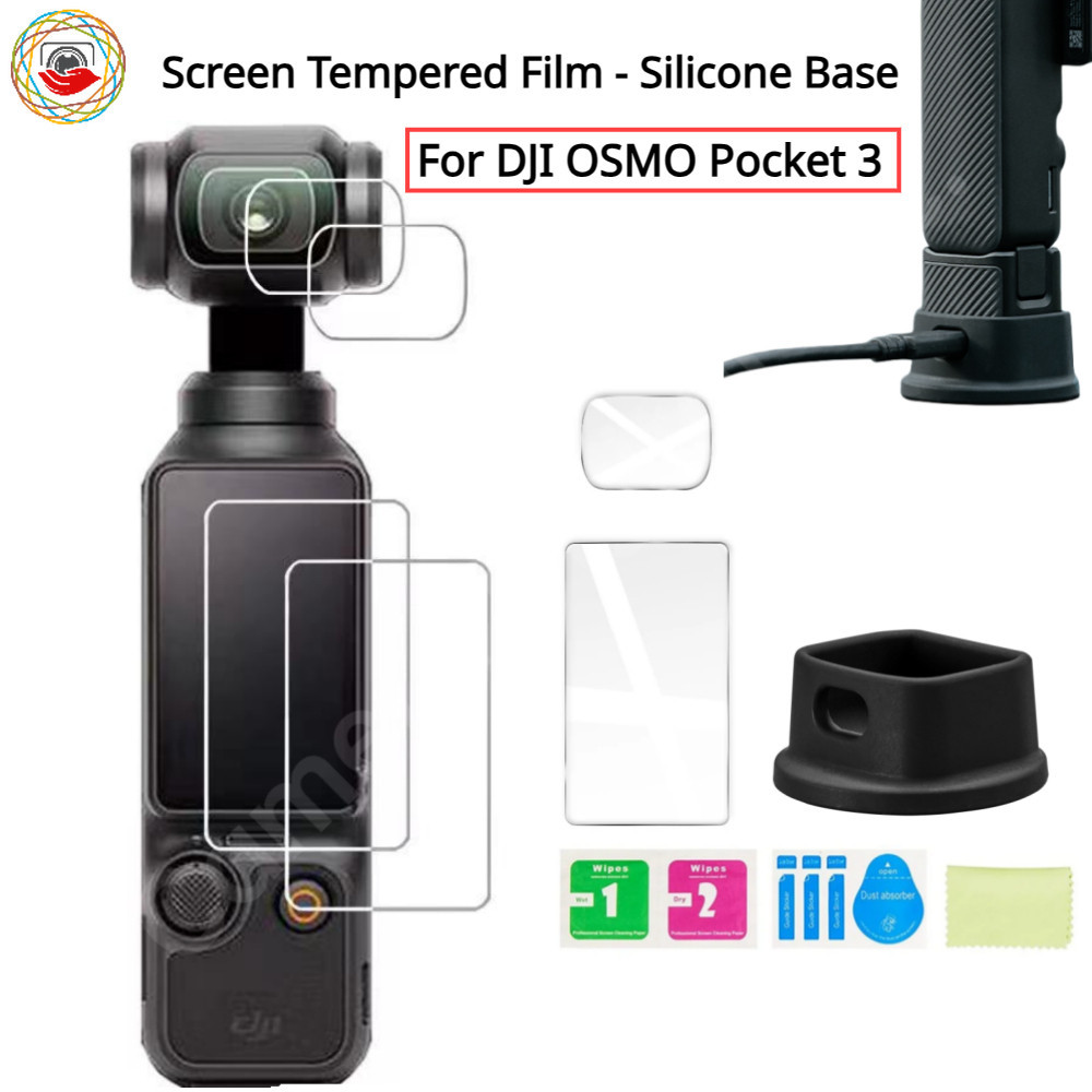 For DJI OSMO Pocket 3 Tempered Glass Screen Protector Protective Film ...