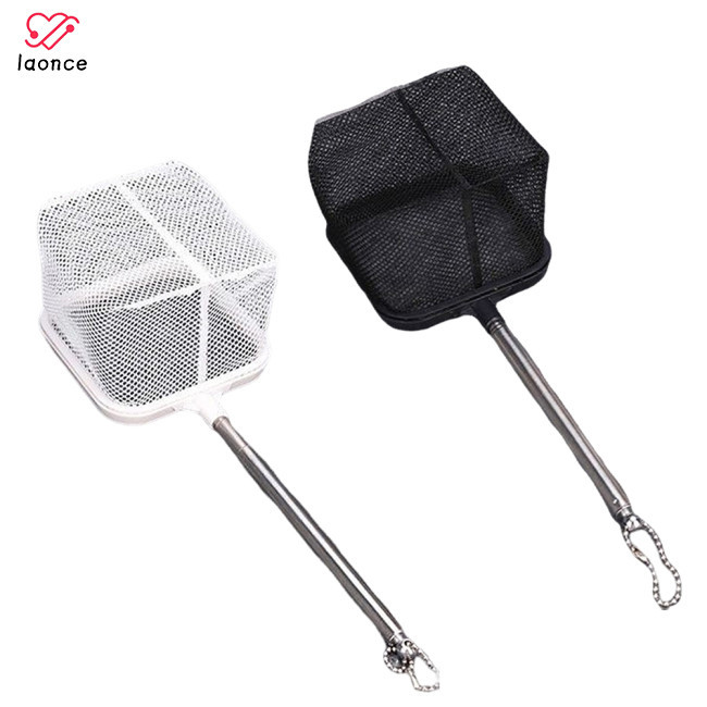 Big Sell!! Aquarium Square Fishing Net With Suction Cup Extendable 21 ...