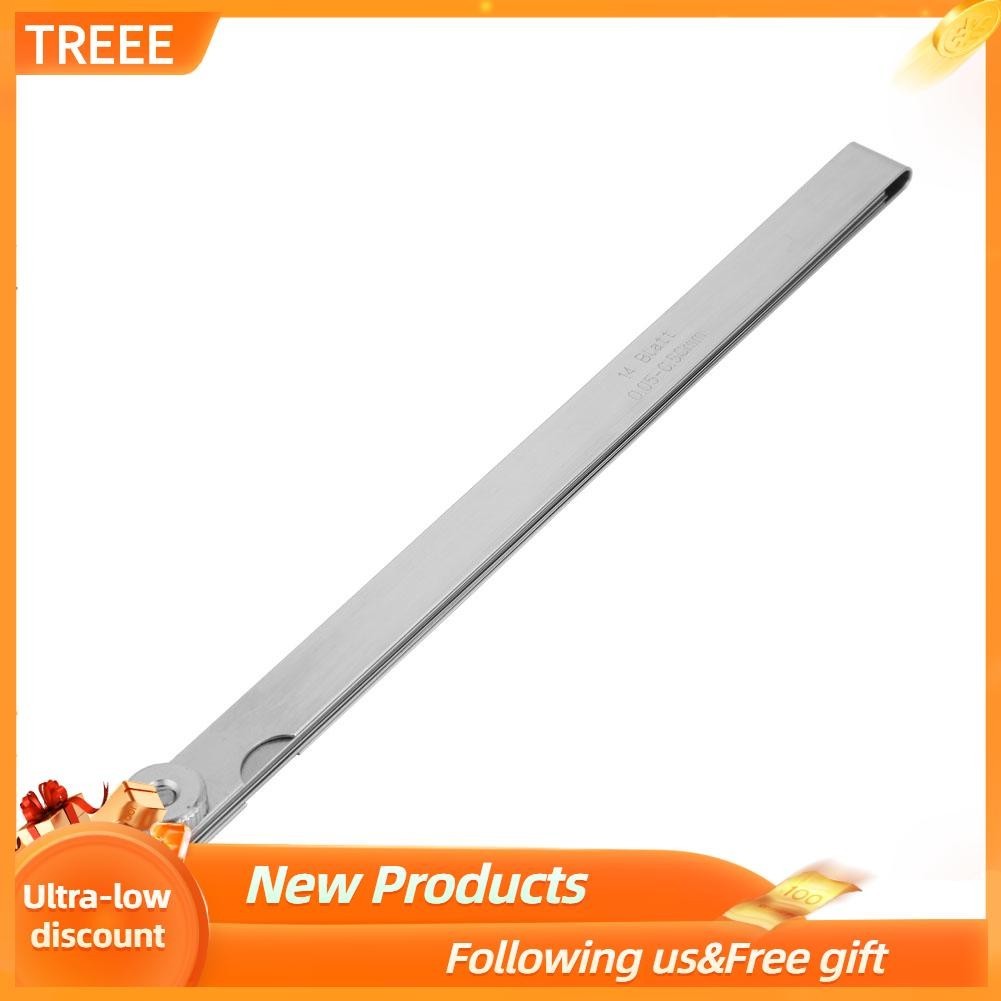 Treee Gap Gauge Feeler 200mm Stainless Steel for Measuring Long Welding ...