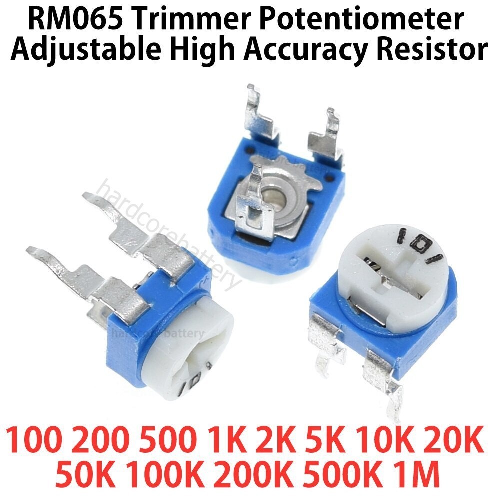 RM065 Trimpot Trimmer Potentiometer Adjustable Variable Resistors 100R ...