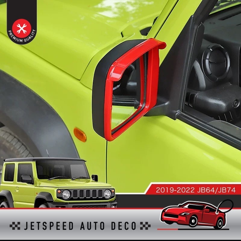 Suzuki Jimny Sierra JB64 / JB74 (2019-2025) Rear View Mirror Rain Guard ...