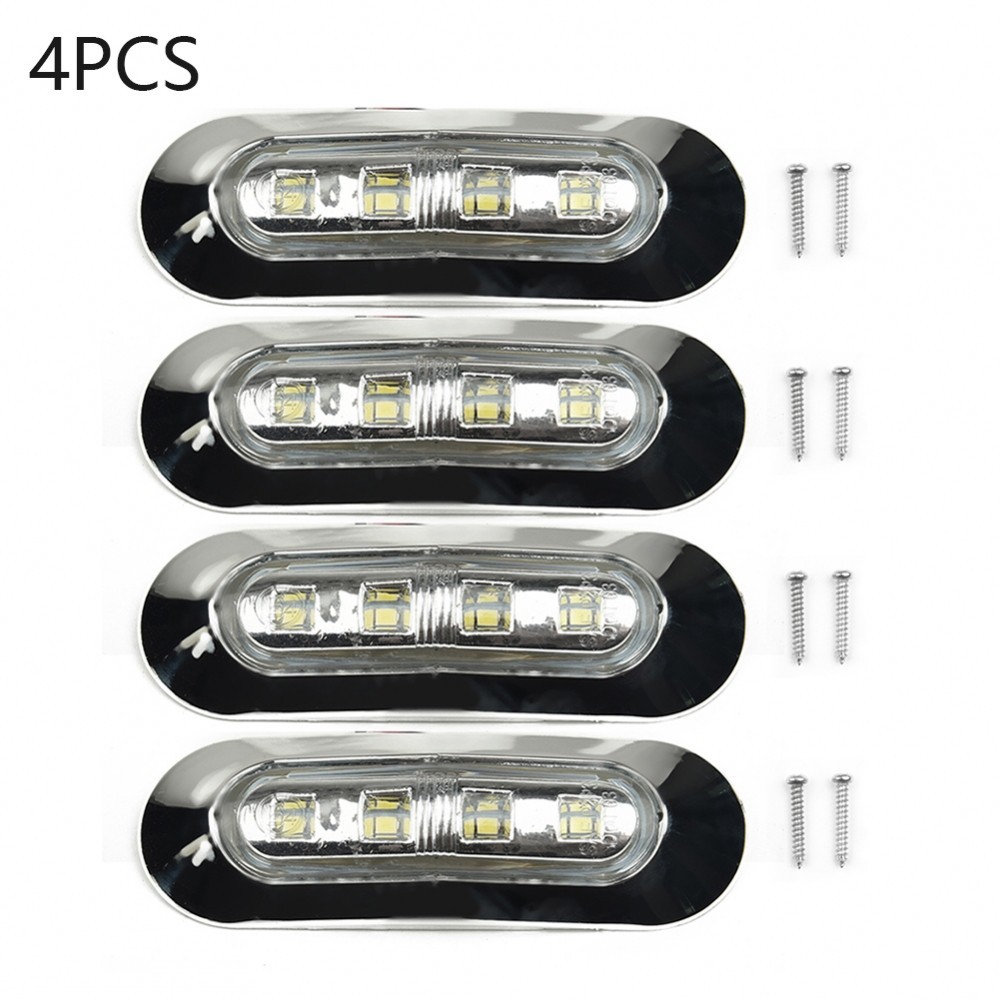 Marine 12V-24V 4x Accessories Cabin Deck Courtesy Lights Light Walkway ...