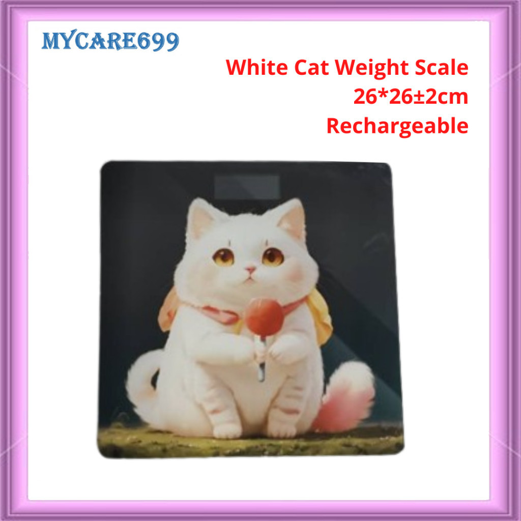 Digital Body Scale Weight Scale Cartoon Cat High Accuracy Machine ...