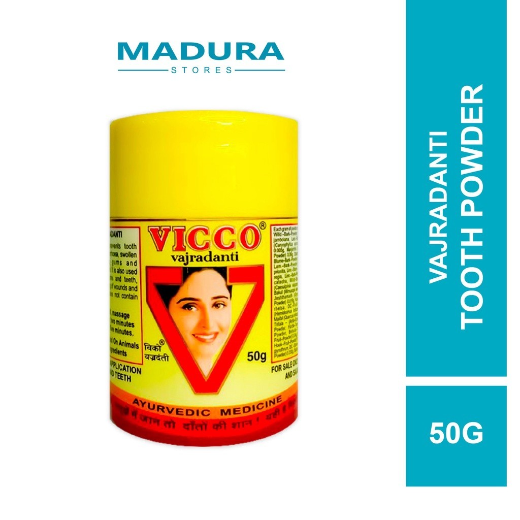 Vicco Vajradanti Tooth Powder 50g | Shopee Malaysia