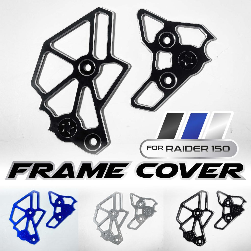 Frame Cover (Black / Blue / Silver) for Suzuki Raider 150 / Belang ...