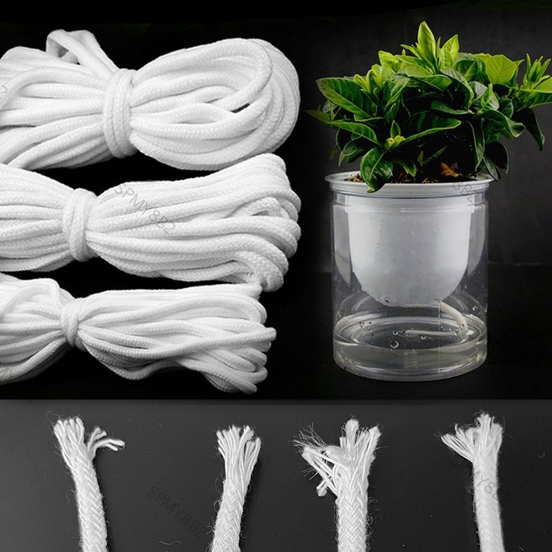 3mm 4mm 5mm Self-Watering Wick Cord Planter Pot DIY Automatic Watering ...