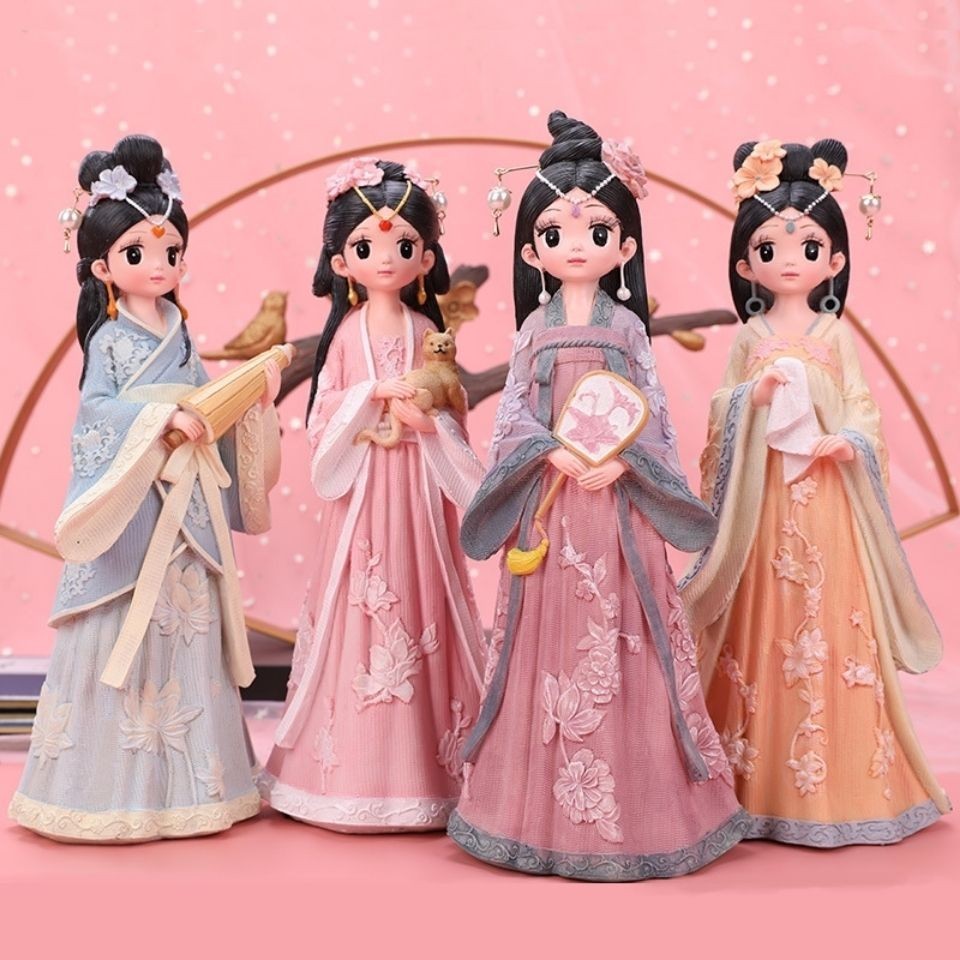 Sk Ancient Costume Chinese Style Hanfu Girl Decoration Palace Ancient ...