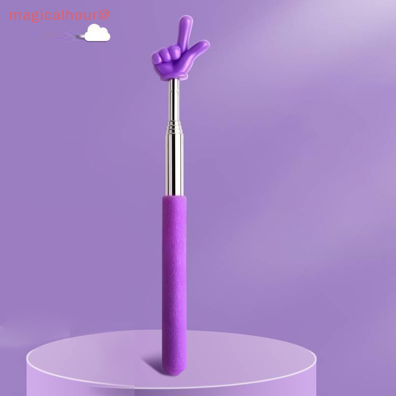 magicalhour Retractable Teacher Pointer Finger Design StainlessSteel ...
