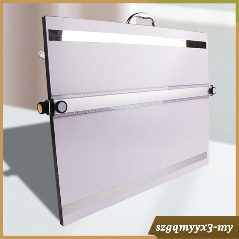 [ Drafting Table with Clear Ruler Parallel Motion Drafting Board ...