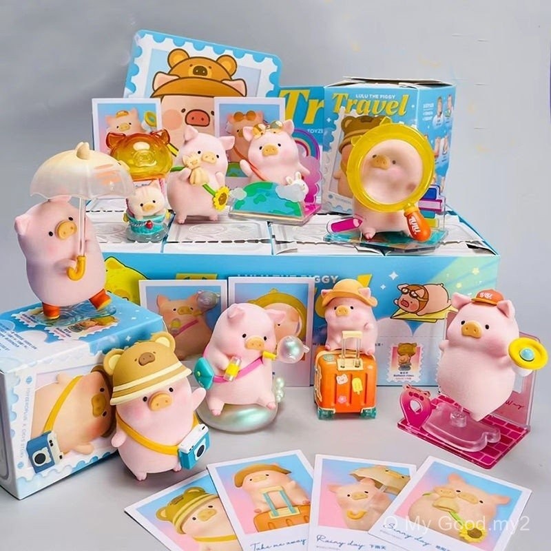 【Ready Stock】lulu猪 一代 二代 lulu pig blind box 盲盒 Teddy Toy Plush Blind ...