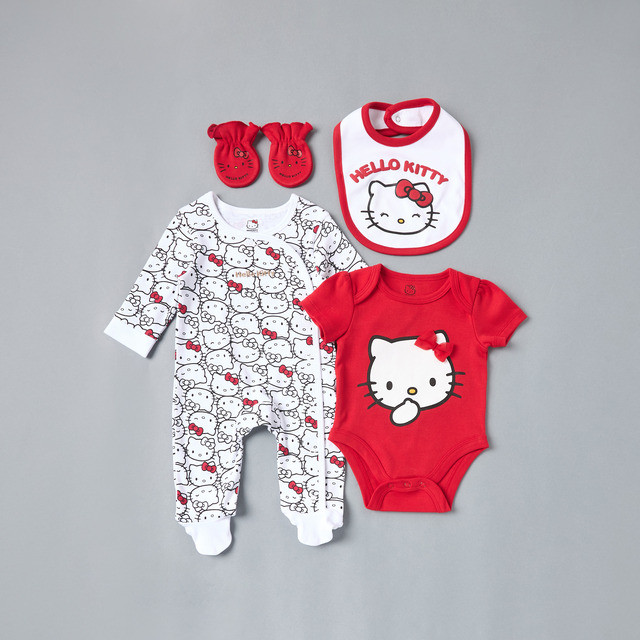 Max Fashion Hello Kitty Print 4-Piece Clothing Set | Shopee Malaysia