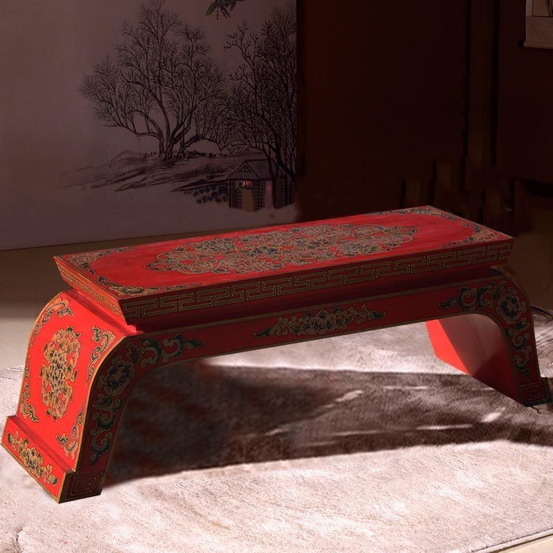 古琴桌凳共鸣琴桌电钢琴桌编曲桌混音工作台古代书桌榻榻米古琴桌Guqin Table Stool Resonance Qin Table ...