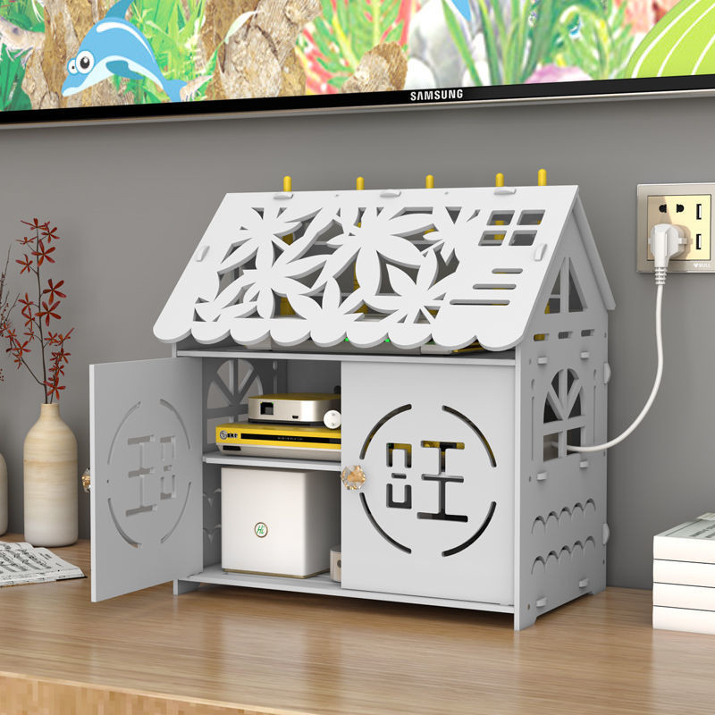 Router Storage Box Wireless WIFI Junction Box Wire Power Strip Storage ...