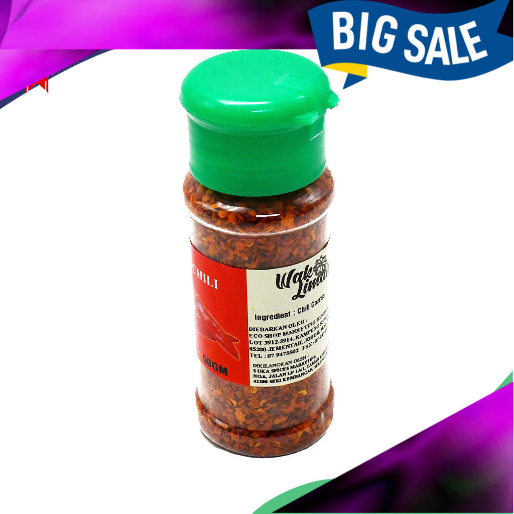Cili Kering Kisar Wak Limah Chili Coarse 50g | Shopee Malaysia